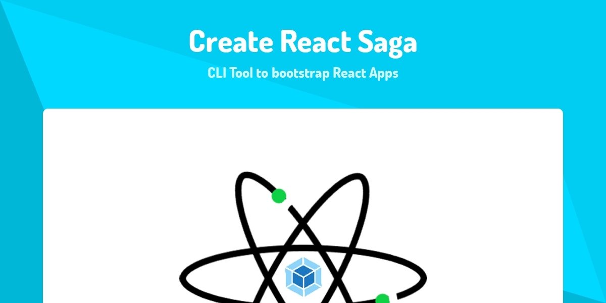 Create React Saga Cli Tool To Bootstrap React Apps Made With Reactjs 6397